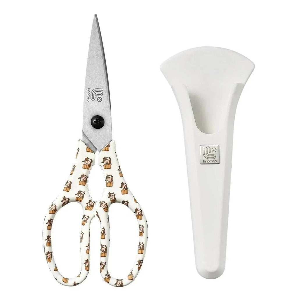 Linoroso Kitchen Scissors(Graphic,Cow) | Professional Grade Kitchen ...